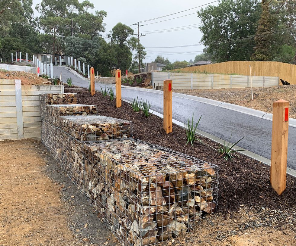 Rock Retaining Walls - Excavation Services Melbourne